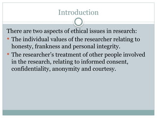 Research Methodology Ethics for engineering.pptx | Postgraduate Education | College Education