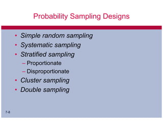 Rm7 sampling design | PPT