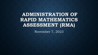 Department of Education RMA-Administration.pptx | Educational ...