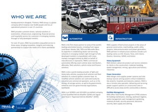 RMA Group Introduction | PDF