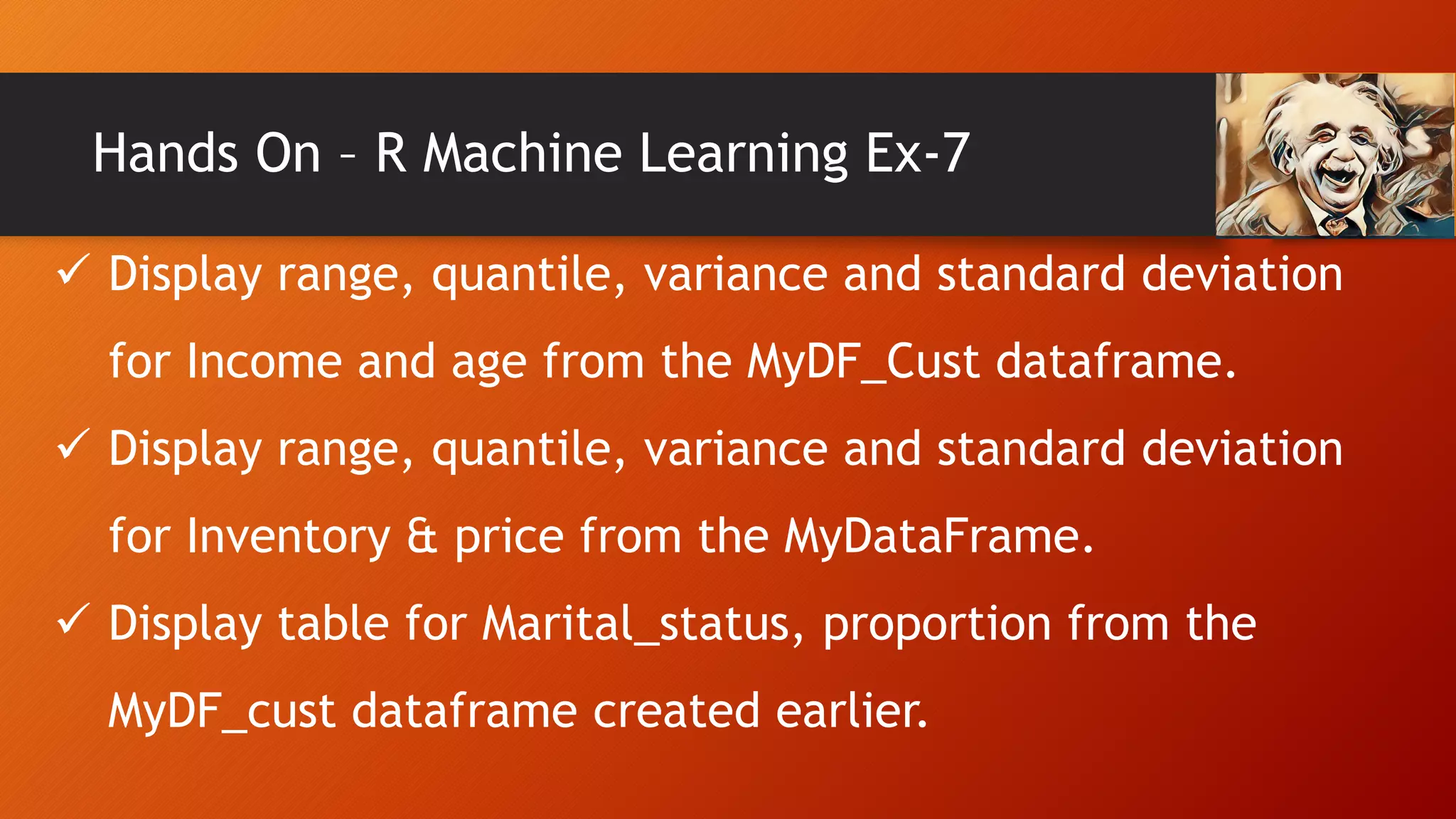 R Machine Learning - handbook | PPT