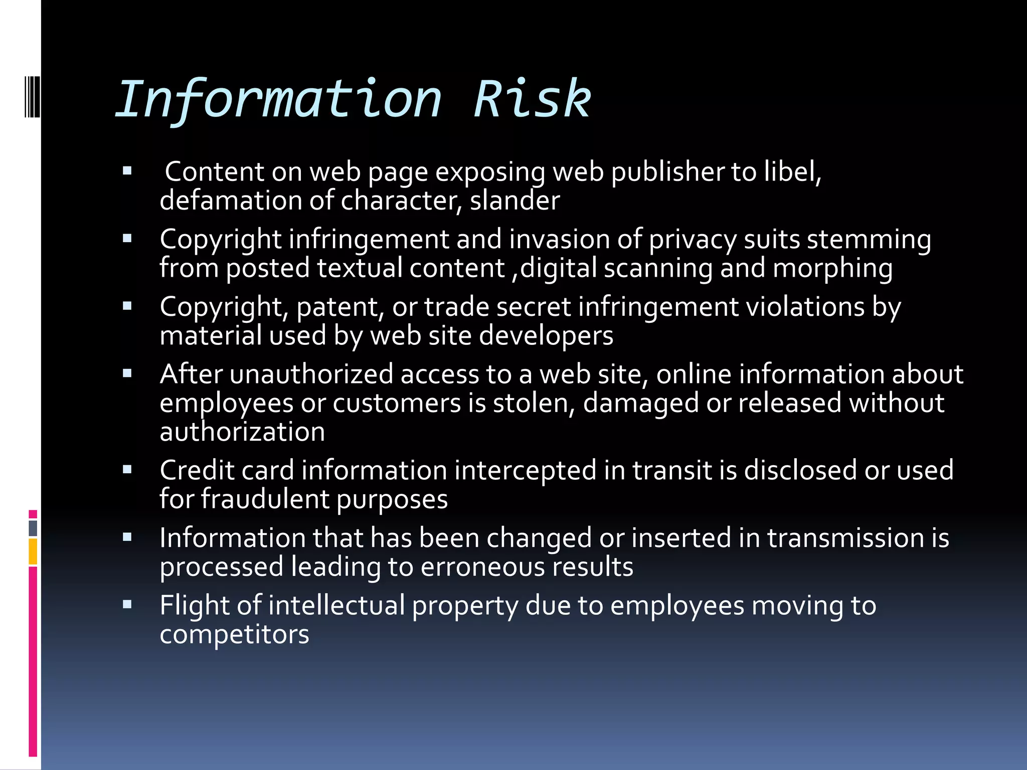 Risk Management ecommerce | PPTX