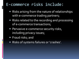 Risk Management ecommerce | PPTX