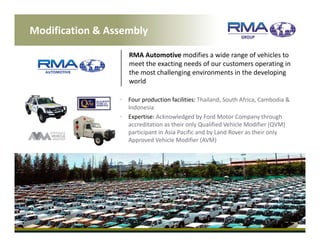 RMA Group Corporate Overview June 2011 | PPT