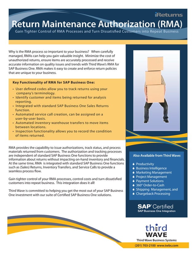 Rma information | PDF