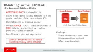 Rman 12c new_features | PDF
