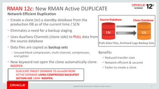 Rman 12c new_features | PDF