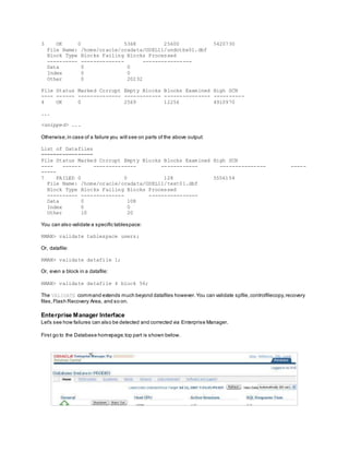 Rman backup and recovery 11g new features | PDF