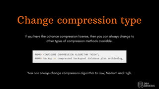 RMAN Backup Compression Types | PDF