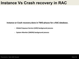 RMAN best practices for RAC | PDF