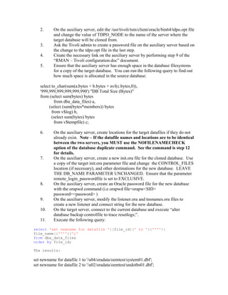 Rman cloning guide | DOC