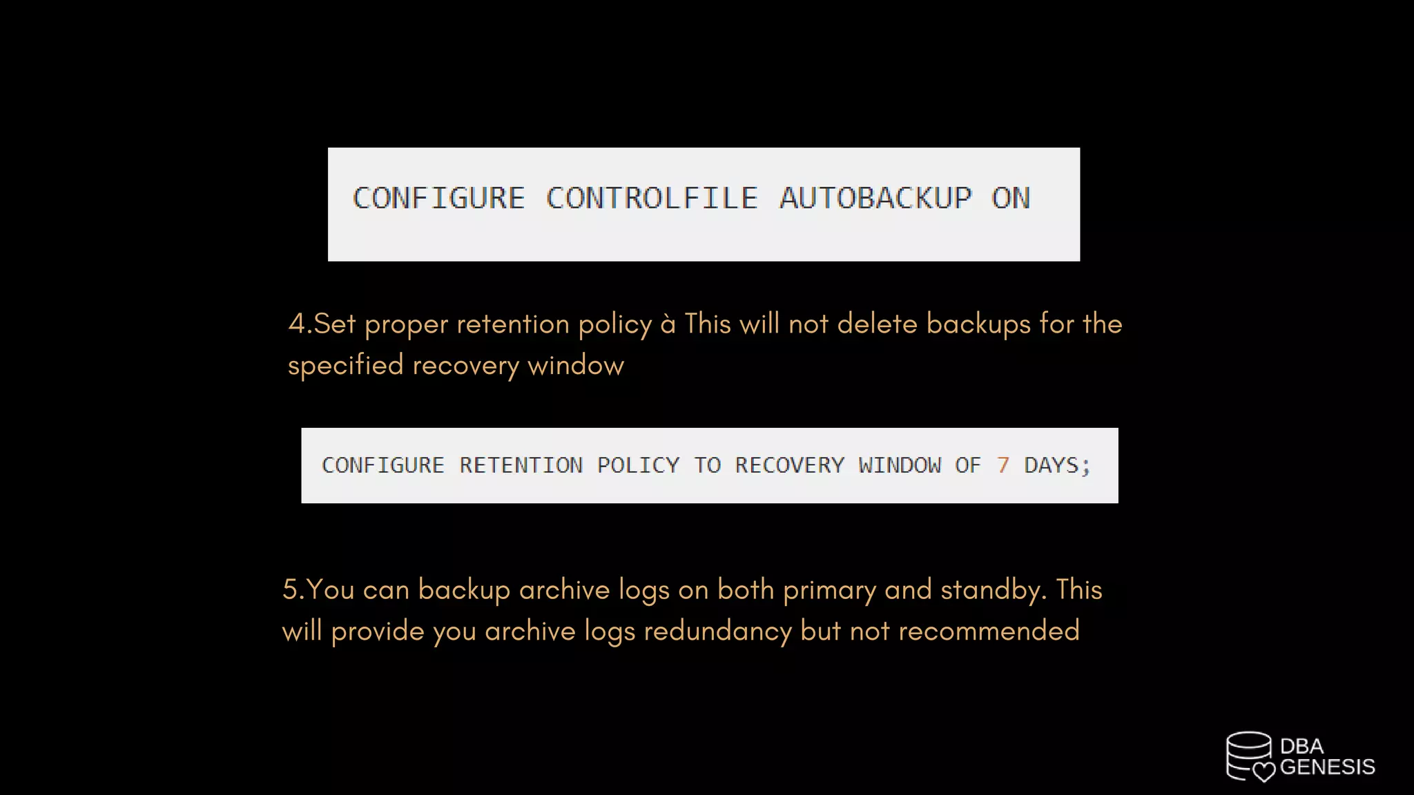 Rman In Dataguard Configuration Ppt
