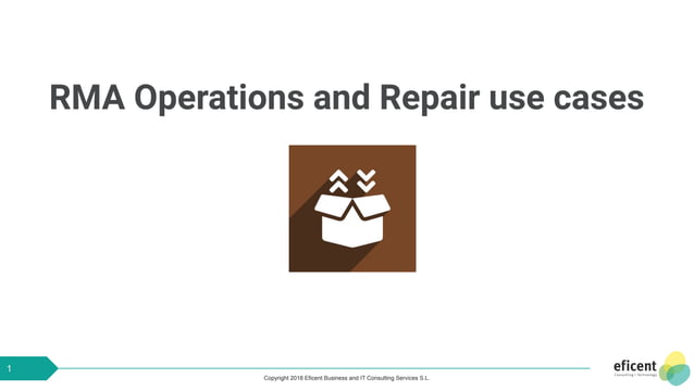 RMA Operations and Repair Use Cases | PDF
