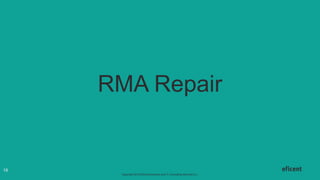 RMA Operations and Repair Use Cases | PDF