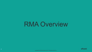 RMA Operations and Repair Use Cases | PDF