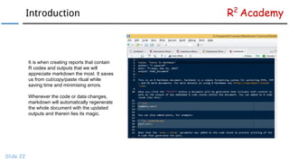 R Markdown Tutorial For Beginners | PDF