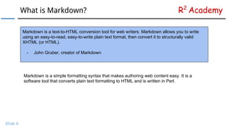 R Markdown Tutorial For Beginners | PDF