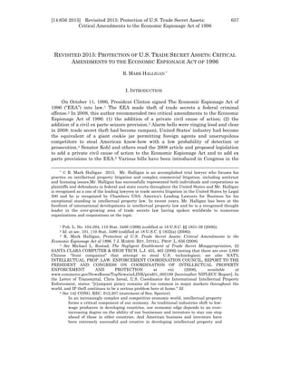 R. MARK HALLIGAN- REVIEW OF INTELLECTUAL PROPERTY LAW | PDF