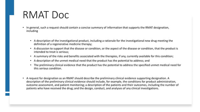 RMAT Designation | PPTX