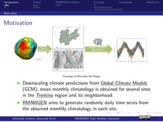 A seminar about RMAWGEN | PPT