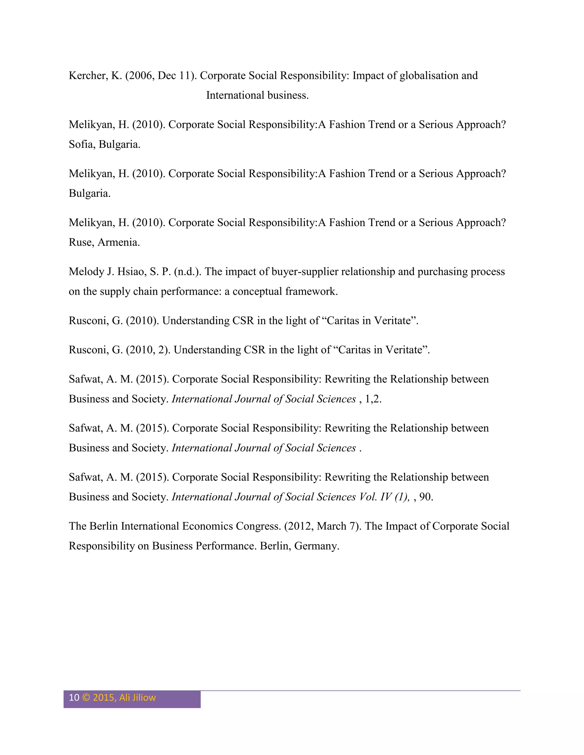 Corporate social respobsibility:Is it positive or negative ...