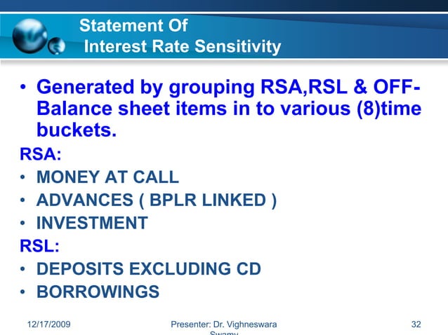 INTEREST RATE RISK MANAGEMENT IN BANKS | PDF | Stocks and Bonds ...