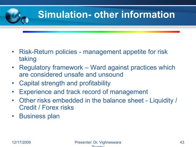 INTEREST RATE RISK MANAGEMENT IN BANKS | PDF | Stocks and Bonds ...