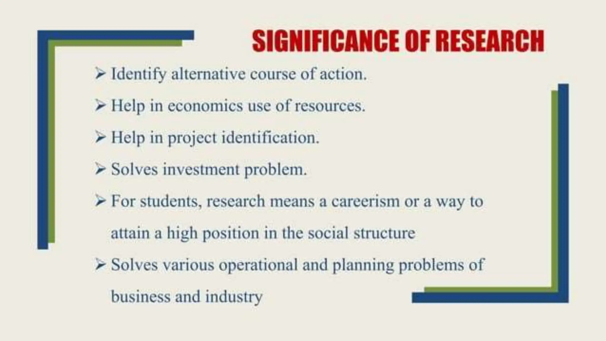 General Research Methodology: Research, objective, requirements, practical difficulties | PPTX