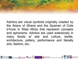 Rm borders catc presentation adinkra symbols | PPTX