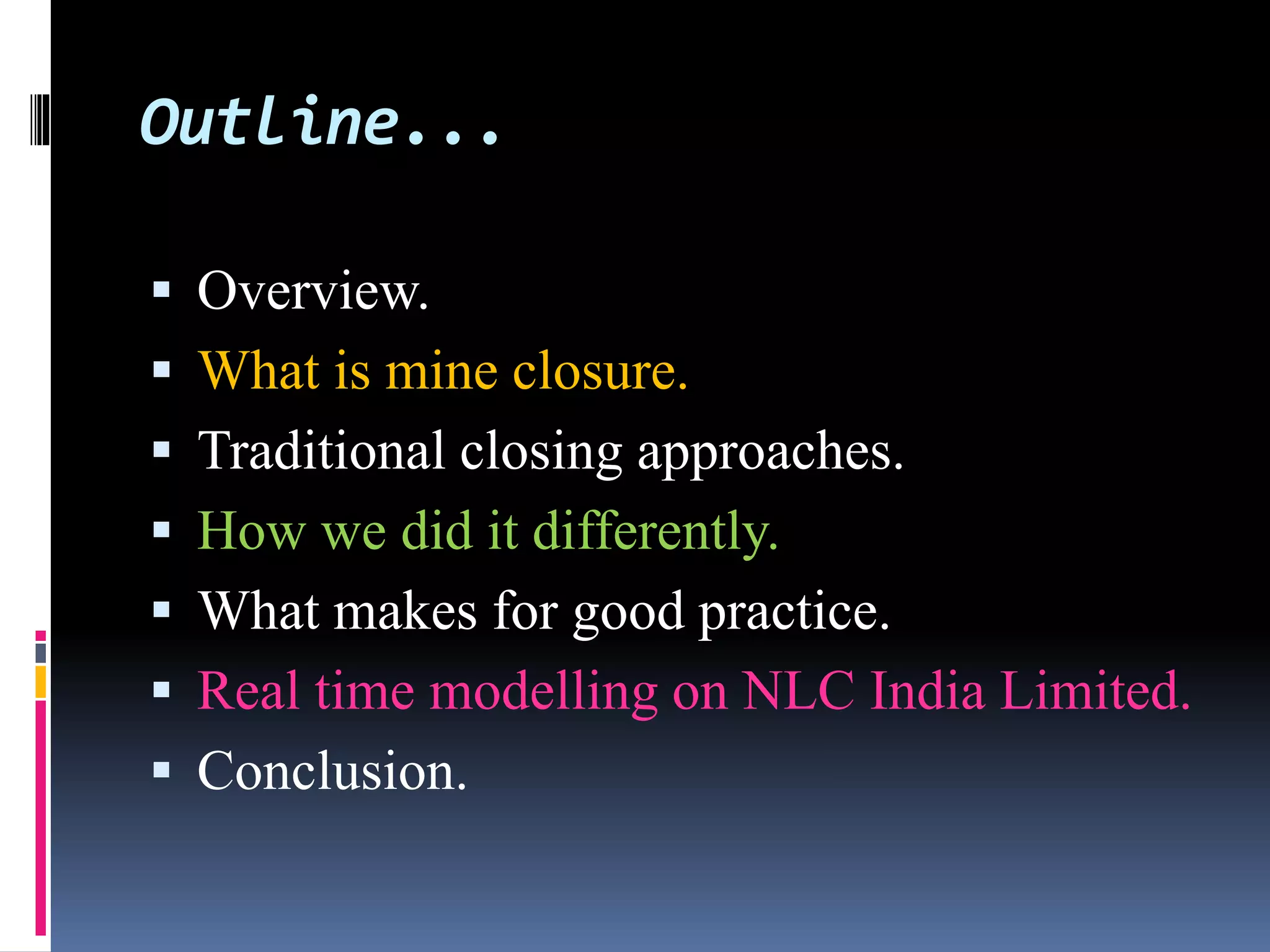 Mine closure planning ppt_Atun | PPTX