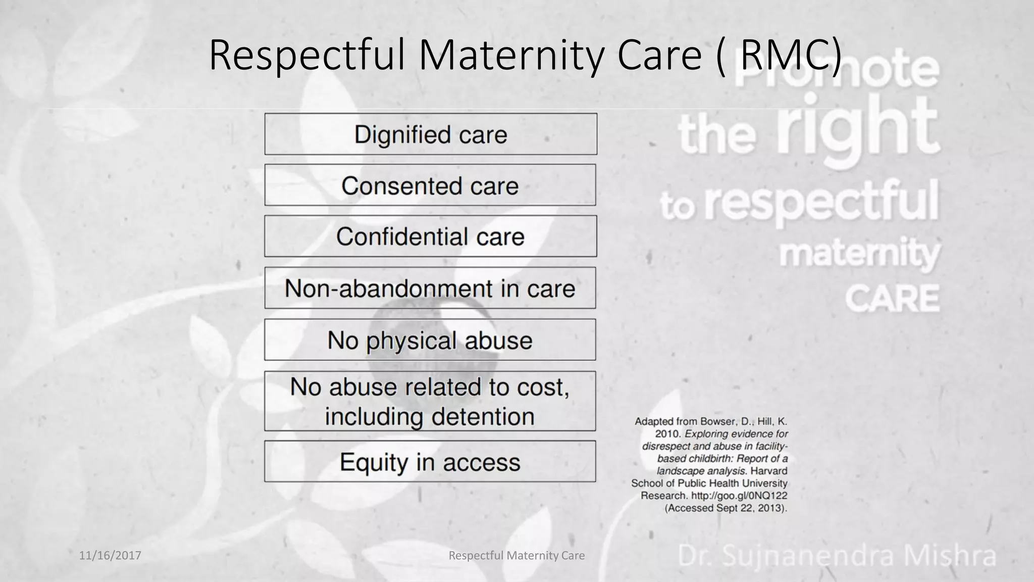 Respectful Maternity Care | PPTX