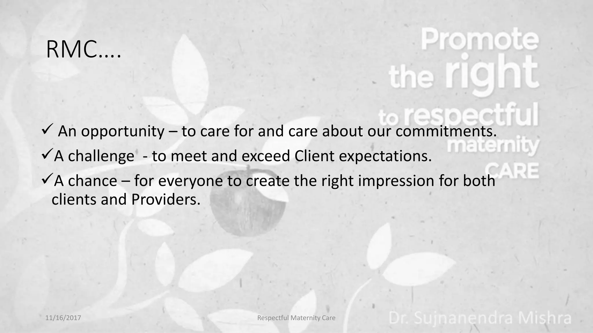 Respectful Maternity Care | PPTX