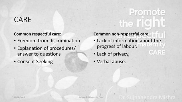 Respectful Maternity Care | PPTX | Parenting Babies and Toddlers ...