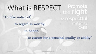 Respectful Maternity Care | PPTX
