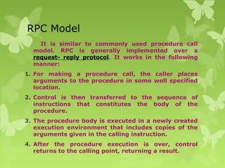 Remote Procedure Call | PPT