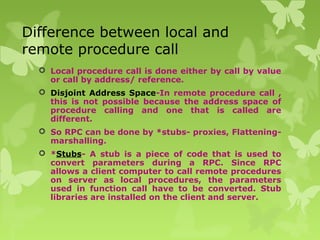 Remote Procedure Call | PPT