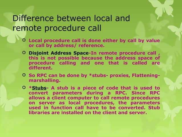 Remote Procedure Call | PPT
