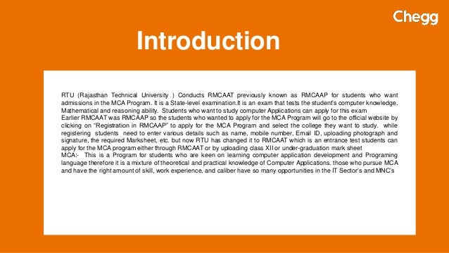 Rmcaat ppt | PPT