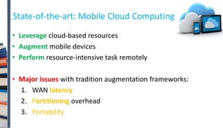 RMCC: A RESTful Mobile Cloud Computing Framework for Exploiting Adjacent Service-based Mobile ...