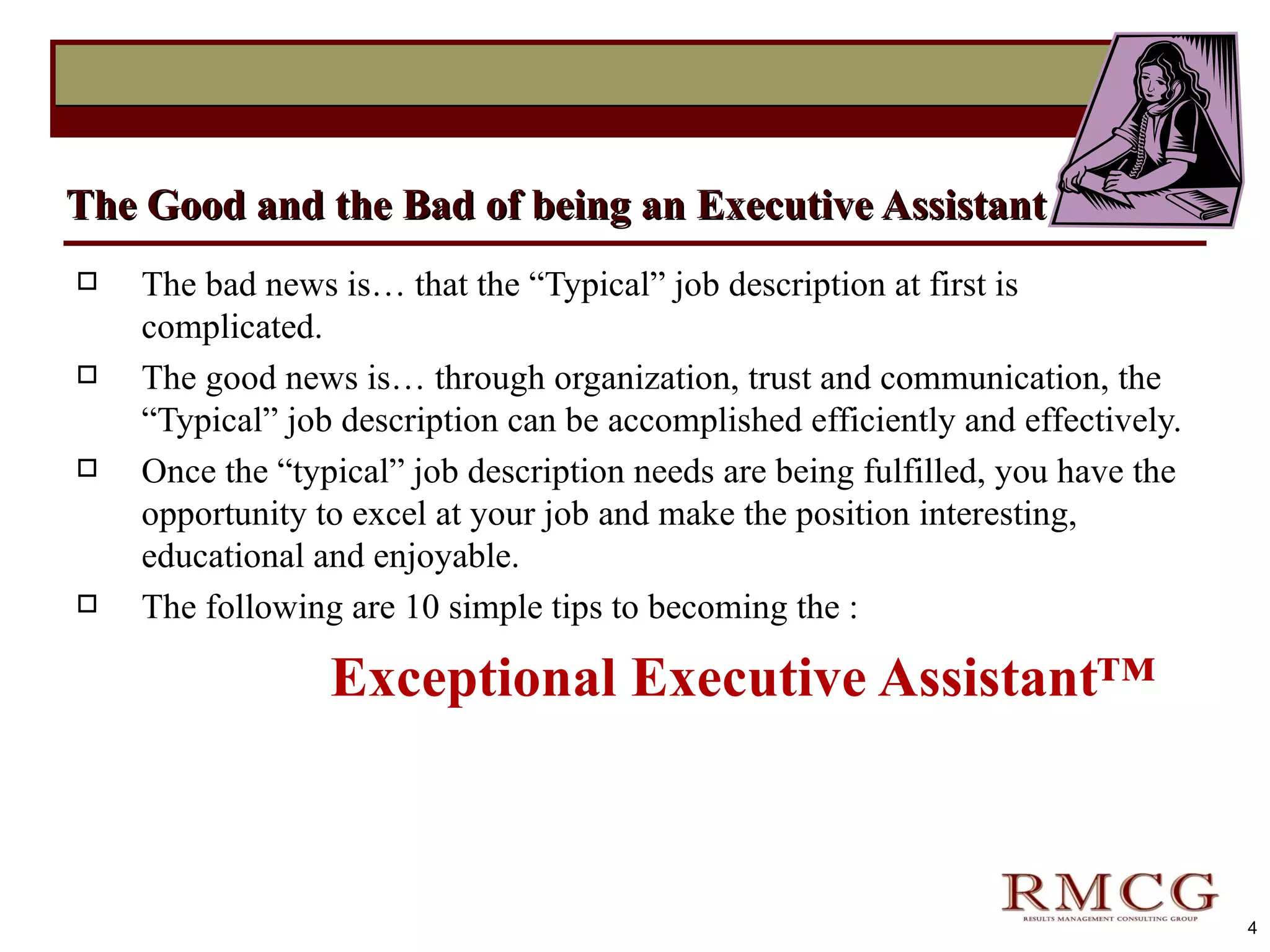 Exceptional Executive Assistant | PPT