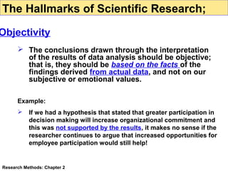 The Hallmarks of Scientific Research | PPT