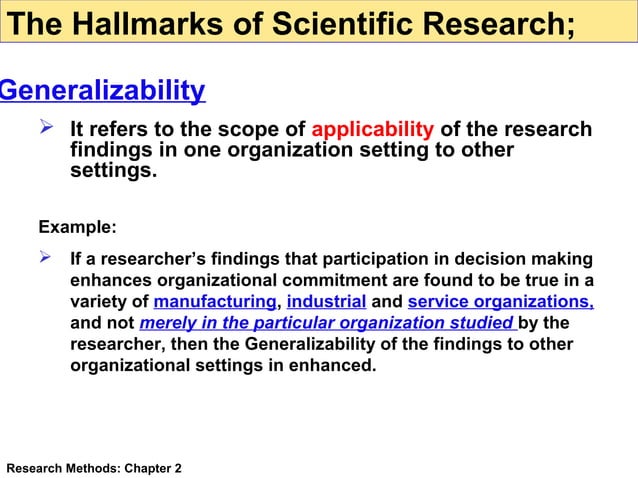 The Hallmarks of Scientific Research | PPT
