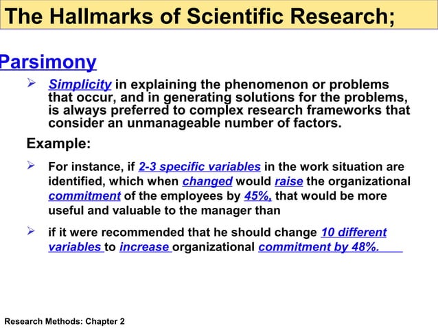 The Hallmarks of Scientific Research | PPT