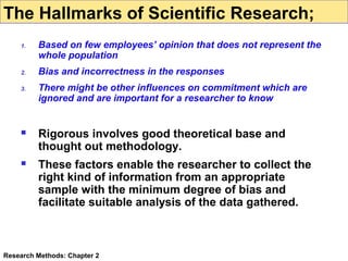 The Hallmarks of Scientific Research | PPT