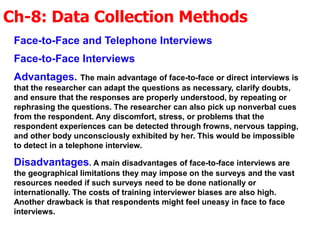 Research Method for Business chapter 8 | PDF