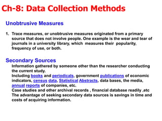 Research Method for Business chapter 8 | PDF