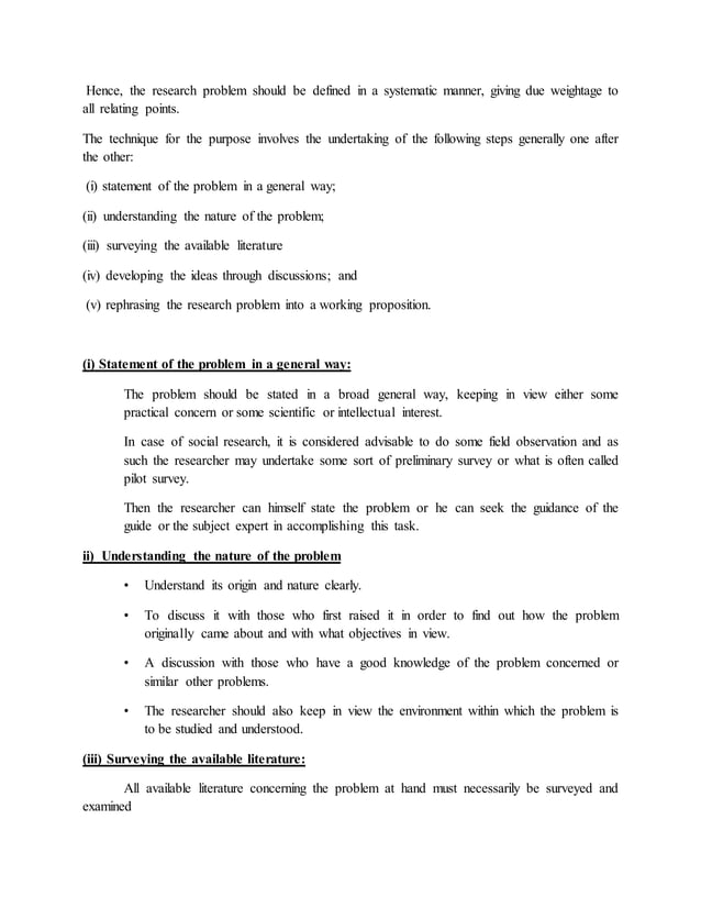 Rm chapter 2 report | PDF