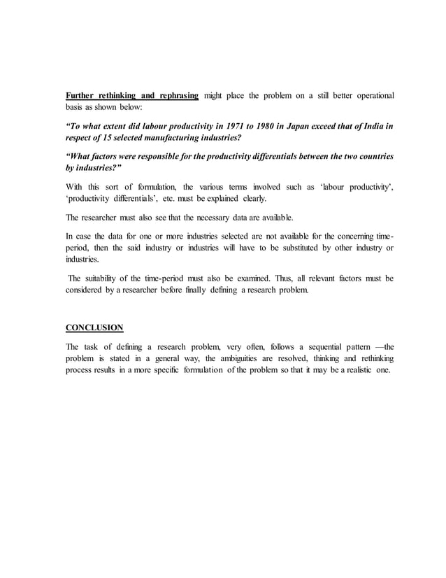 Rm chapter 2 report | PDF