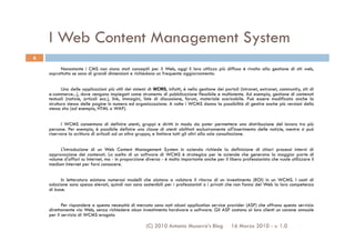 Introduzione ai sistemi di Content Management System (CMS) | PDF