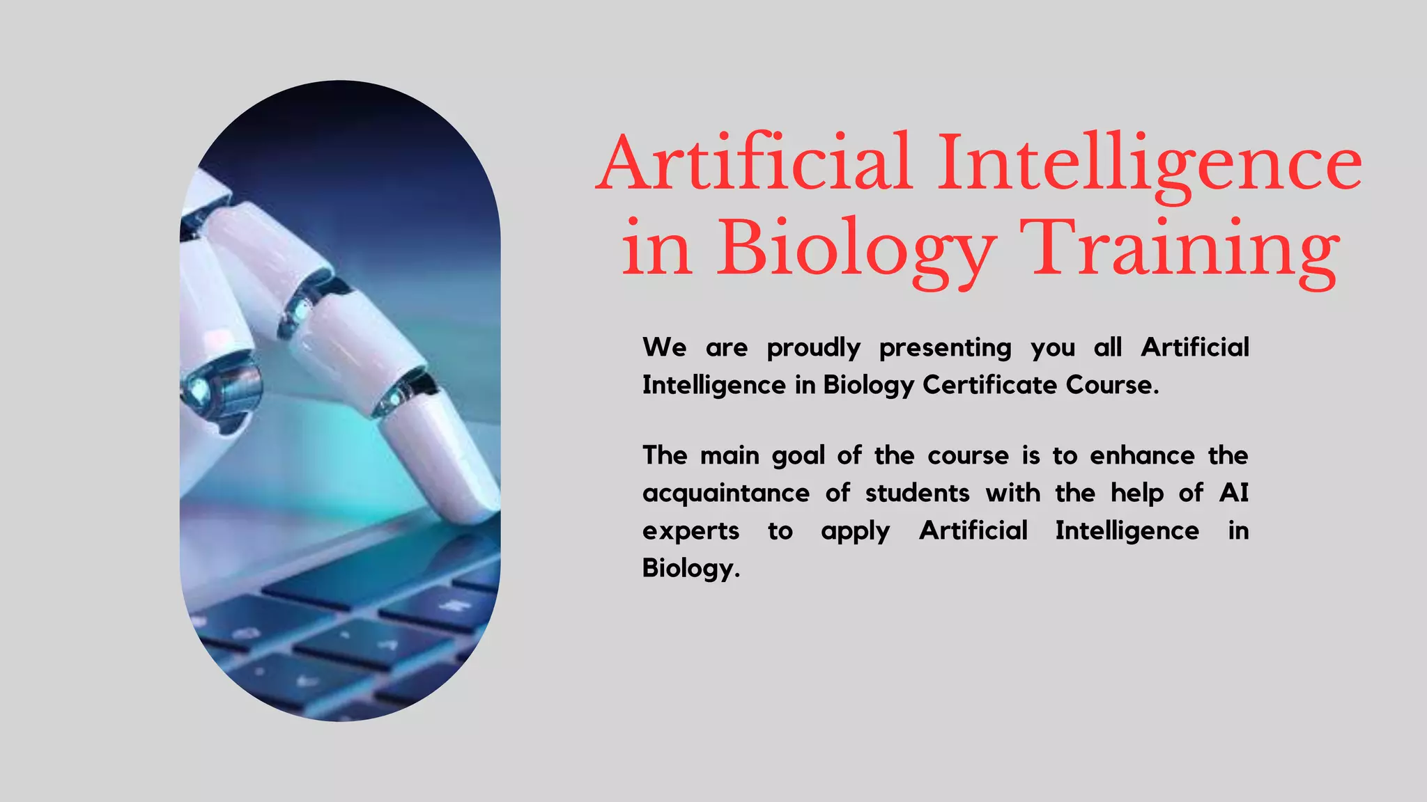 Artificial Intelligence in Biology | PPTX